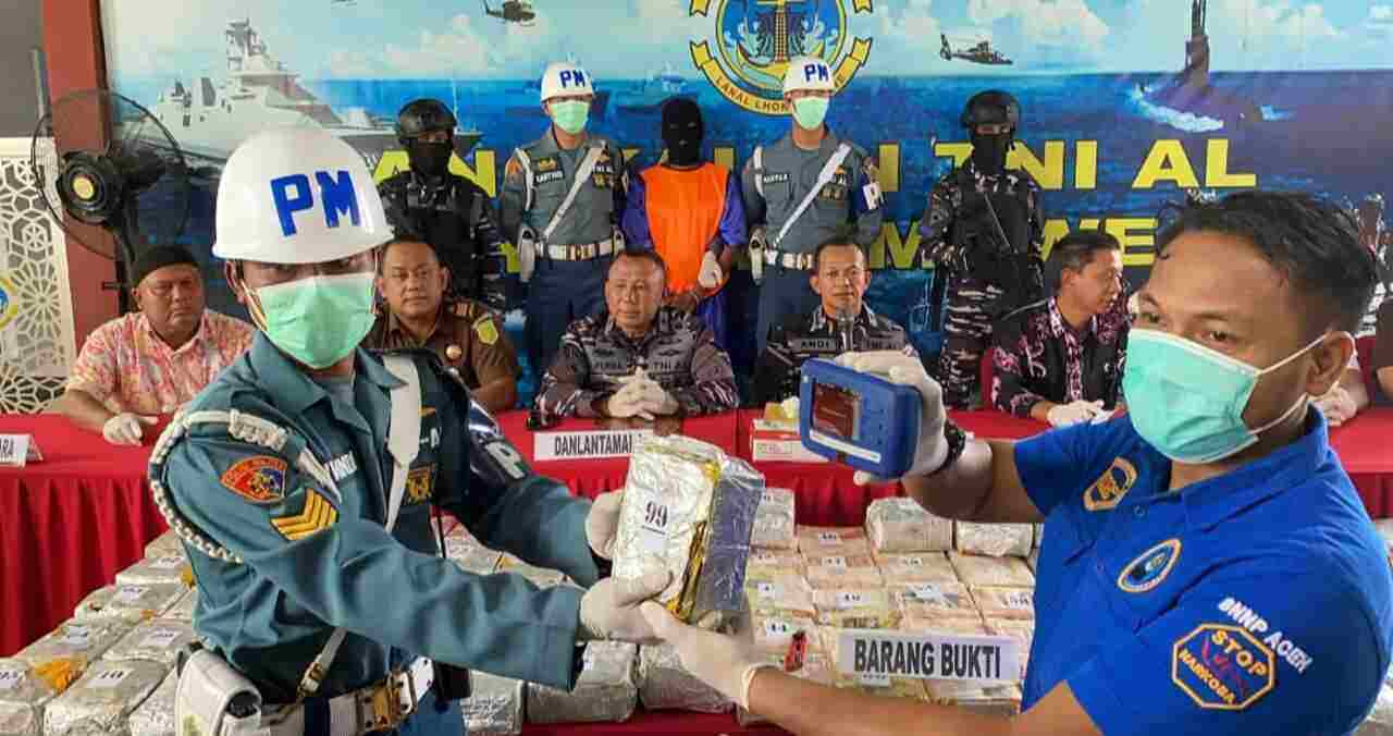 Penyelundupan 100 Kg Sabu-Sabu Digagalkan TNI AL, Begini Modusnya