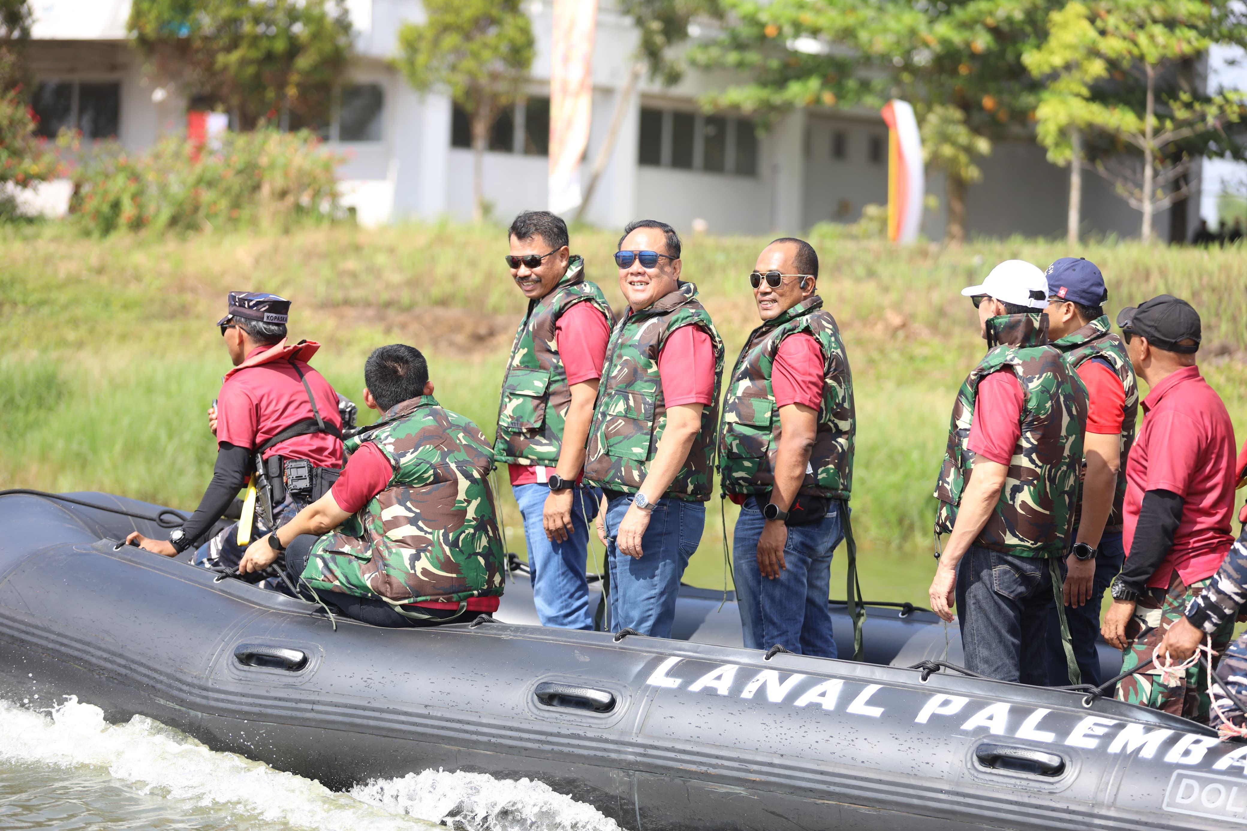 Wagub Sumsel Cik Ujang Dukung Lomba Bidar jadi Simbol Persatuan di HUT ke-80 TNI