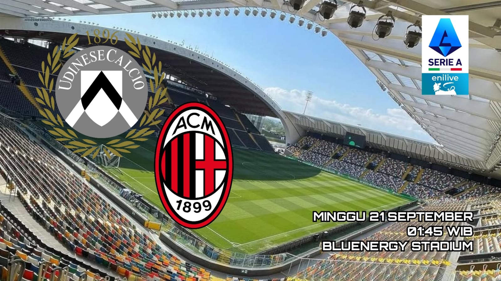 Serie A: Udinese vs AC Milan - Prediksi dan Susunan Pemain Rossoneri Mengincar Kemenangan Beruntun
